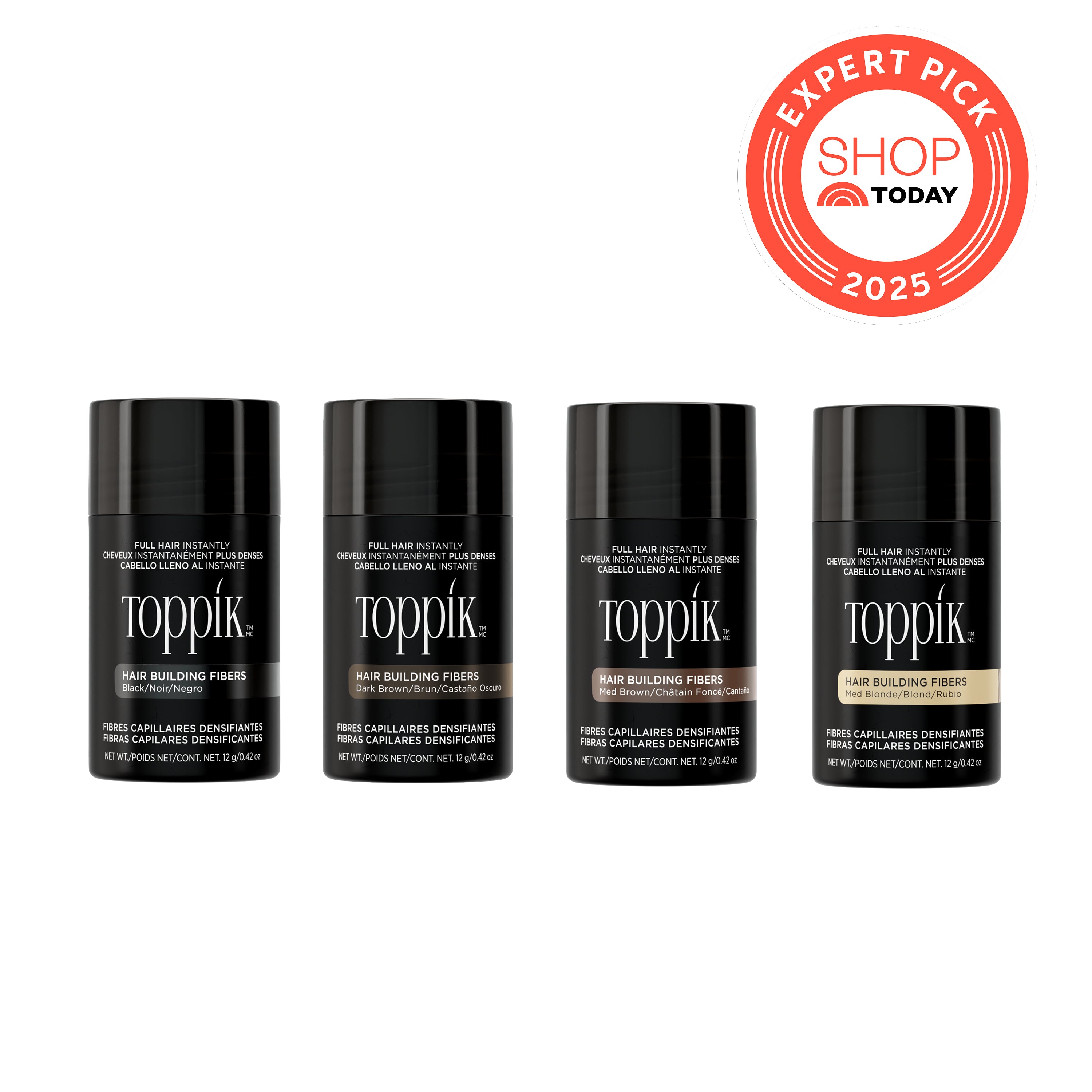 Hair Building Fibers | Keratin Hair Fibers | Toppik – Toppik.com